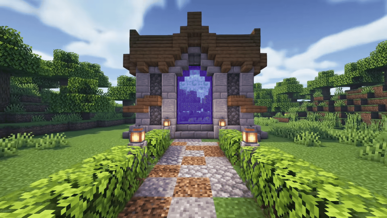 10 BEST Nether Portal Design Ideas - WhatIfGaming