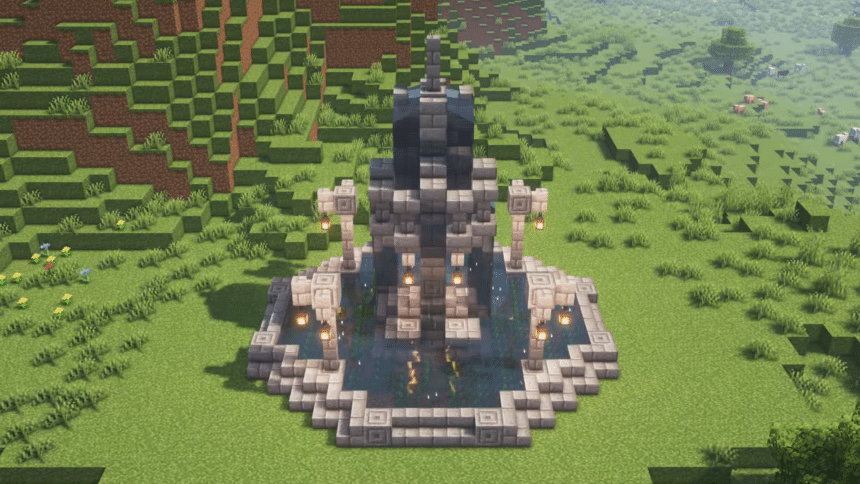 10 pomysłów na projekt fontanny Minecraft - Gamingdeputy Poland
