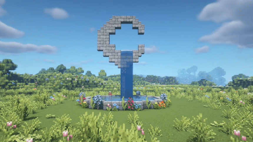 10 pomysłów na projekt fontanny Minecraft - Gamingdeputy Poland
